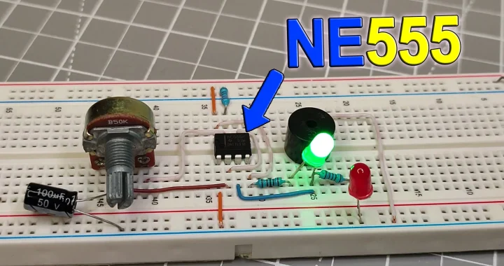 🤖Proyectos de electrónica con circuito integrado NE555 - RobotUNO
